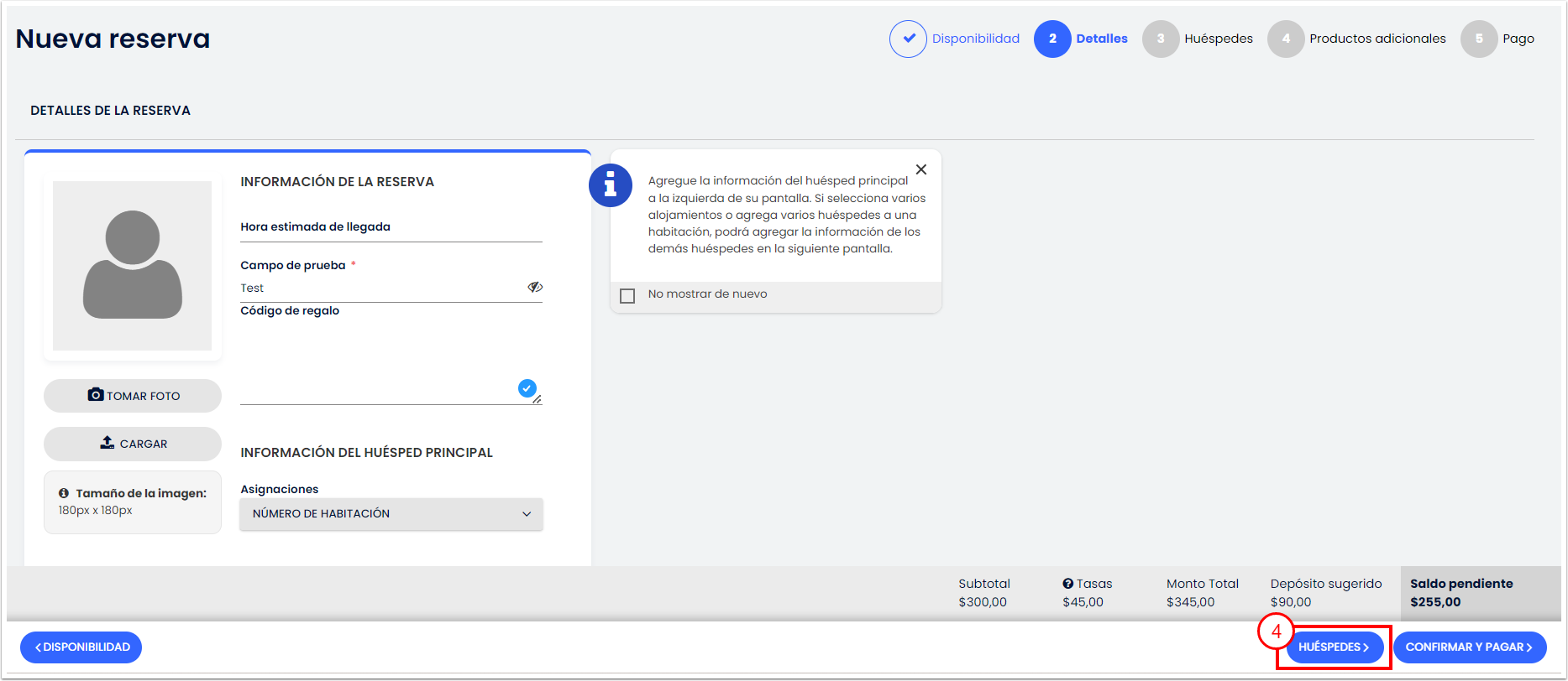 Editar reservas – Cloudbeds