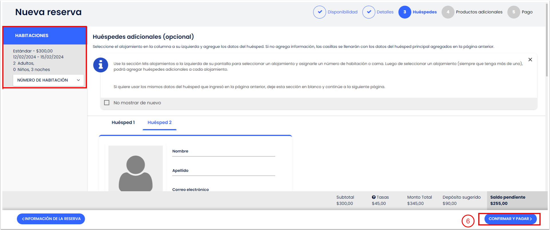 Editar reservas – Cloudbeds