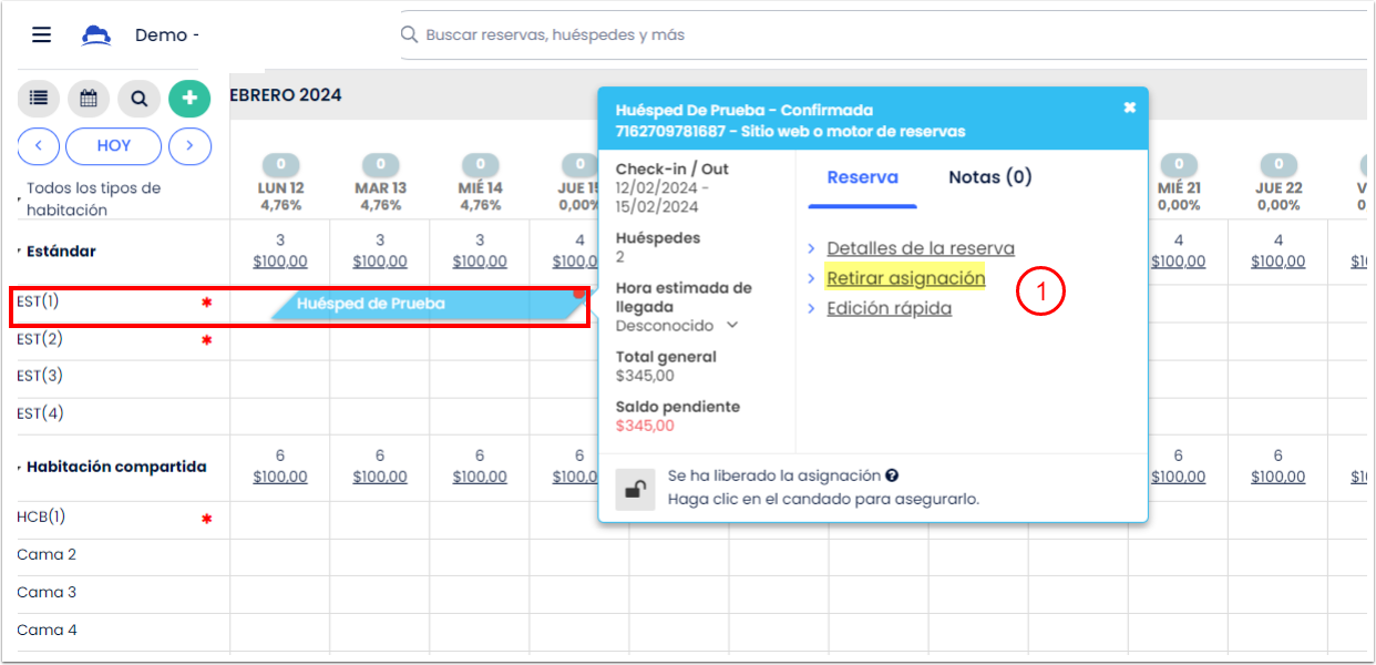 Editar reservas – Cloudbeds