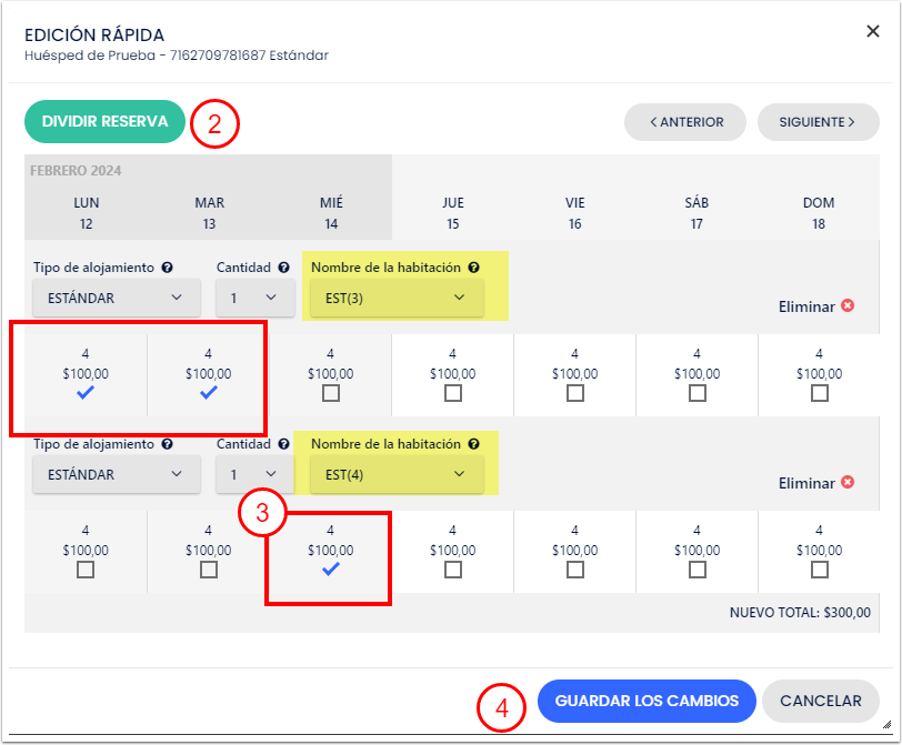 Editar reservas – Cloudbeds