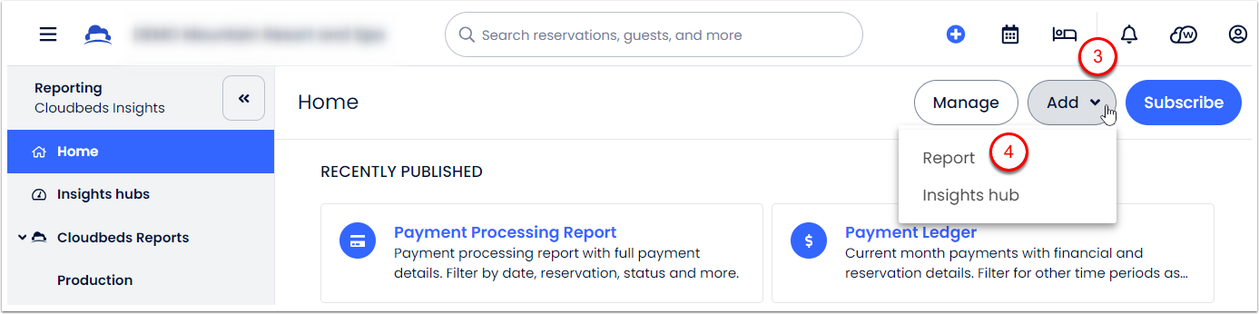How to create your own reports – Cloudbeds
