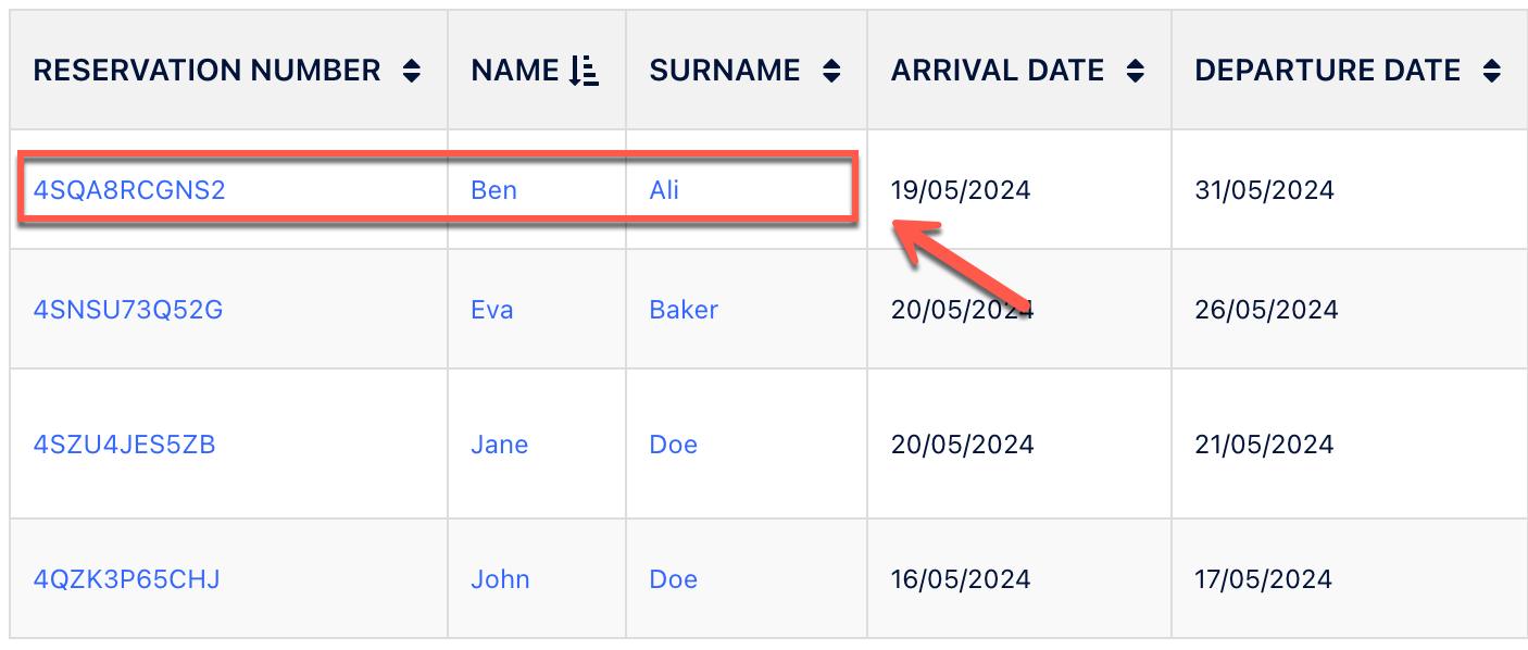 In-House Report – Cloudbeds