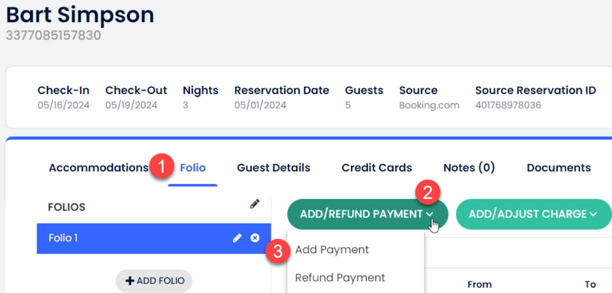 Process a transaction through the Terminal with Cloudbeds Payments ...