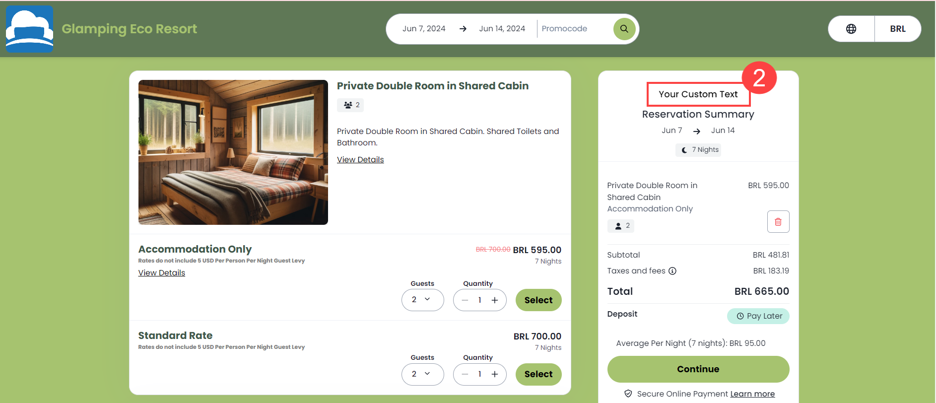 Servicios de personalización del motor de reservas Plus de Cloudbeds – Cloudbeds
