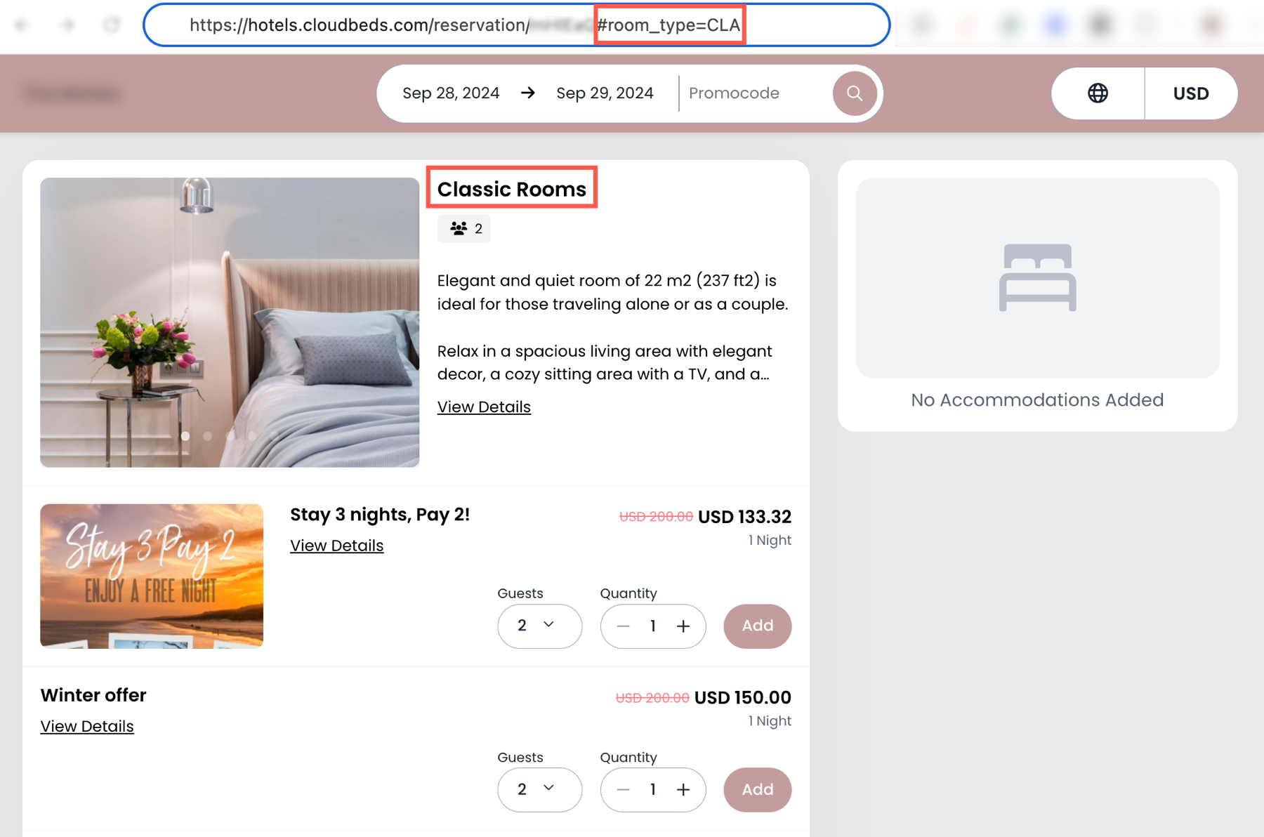 How to redirect your guests to a particular room type and/or rate plan ...