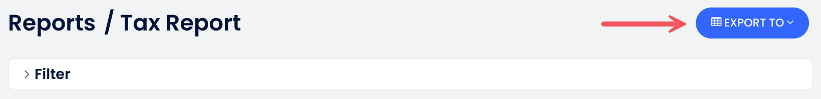 Tax Report – Cloudbeds