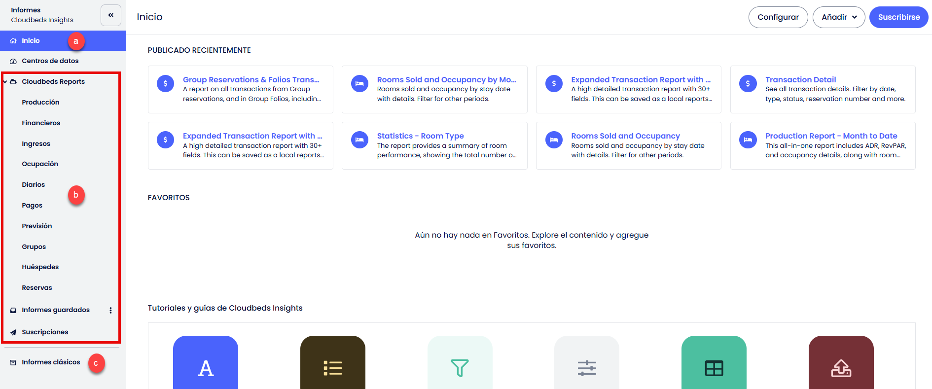 Informes de Cloudbeds – Cloudbeds