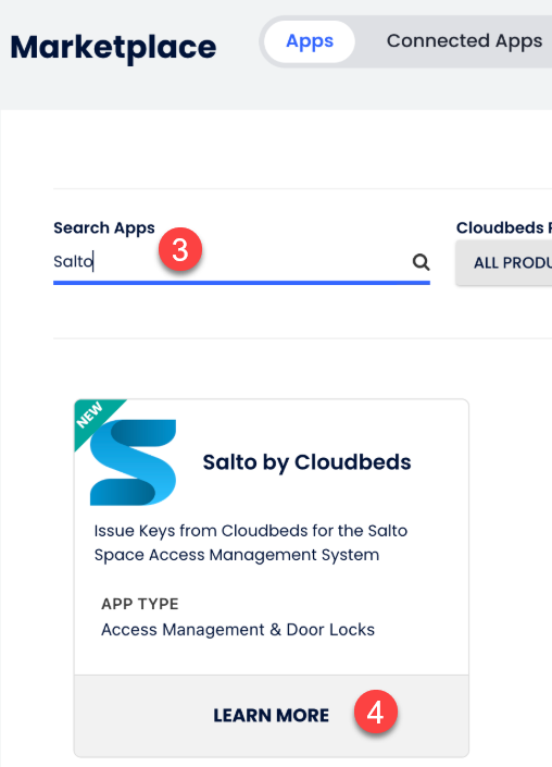 How to connect Salto Space – Cloudbeds