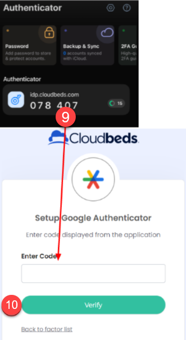 Set up Alternative MFA Methods – Cloudbeds