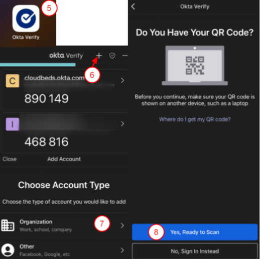 Cómo configurar el método Okta Verify (MFA) – Cloudbeds