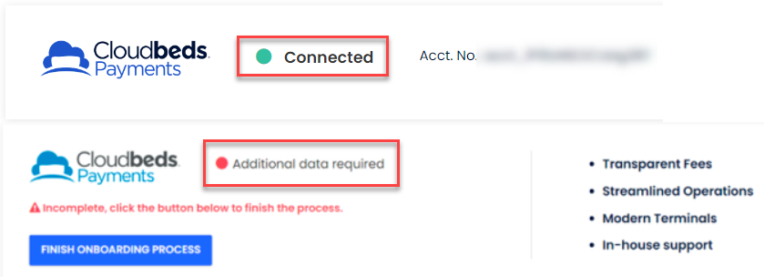 Configurar cuenta de Cloudbeds Payments – Cloudbeds
