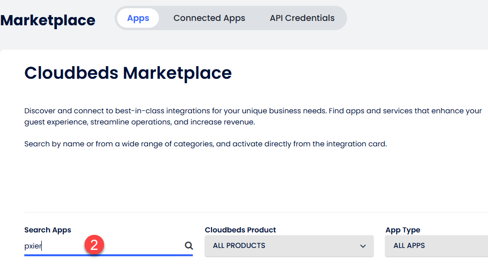 วิธีการเชื่อมต่อ Pxier – Cloudbeds