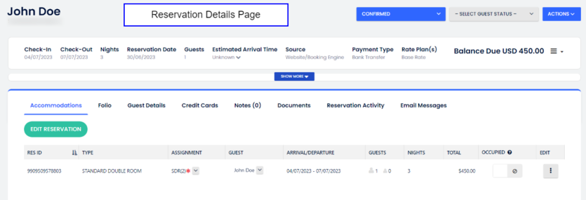 Reservation Details Page - Everything you need to know – Cloudbeds