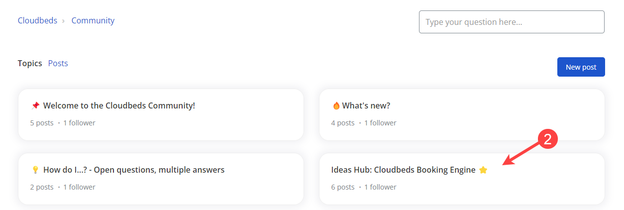 Community FAQ – Cloudbeds